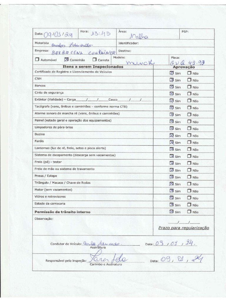 Check List | PDF