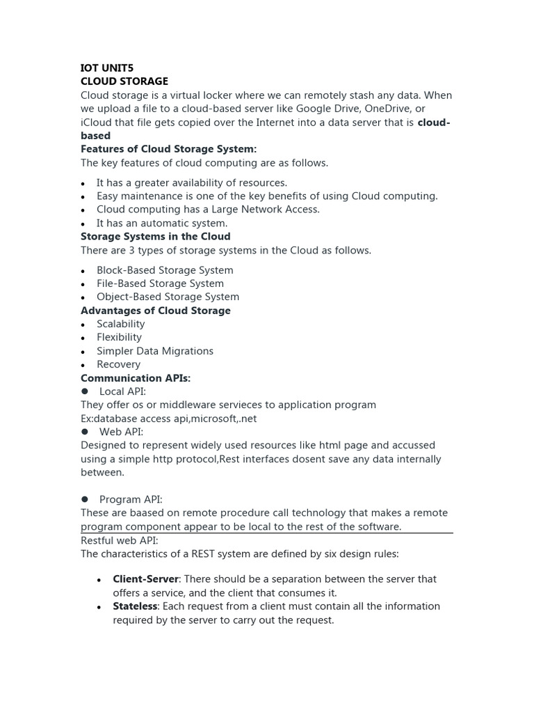 Cloud Storage Essentials for Tech Users | PDF | Computers