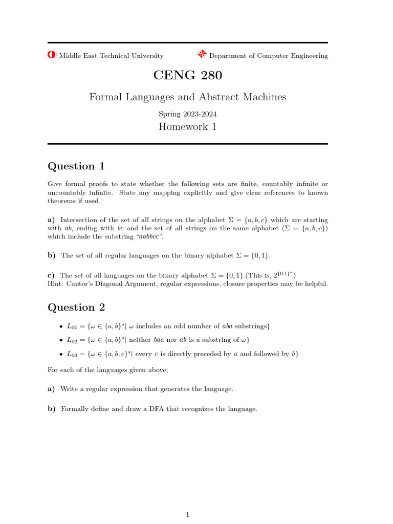 2024 hw1 | PDF | Syntax (Logic) | Mathematical Concepts
