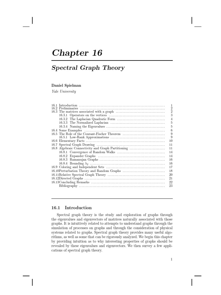 Spectral - Graph - Theory - 6 | PDF