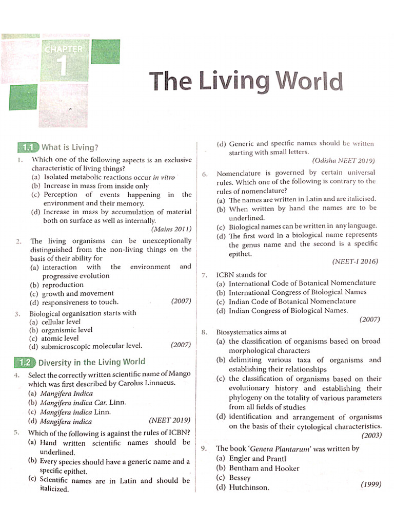 DPP Living World | PDF