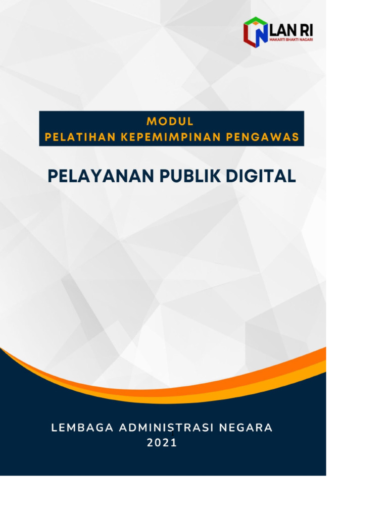 Modul Pelayanan Publik Digital | PDF | Bisnis | Karier & Perkembangan