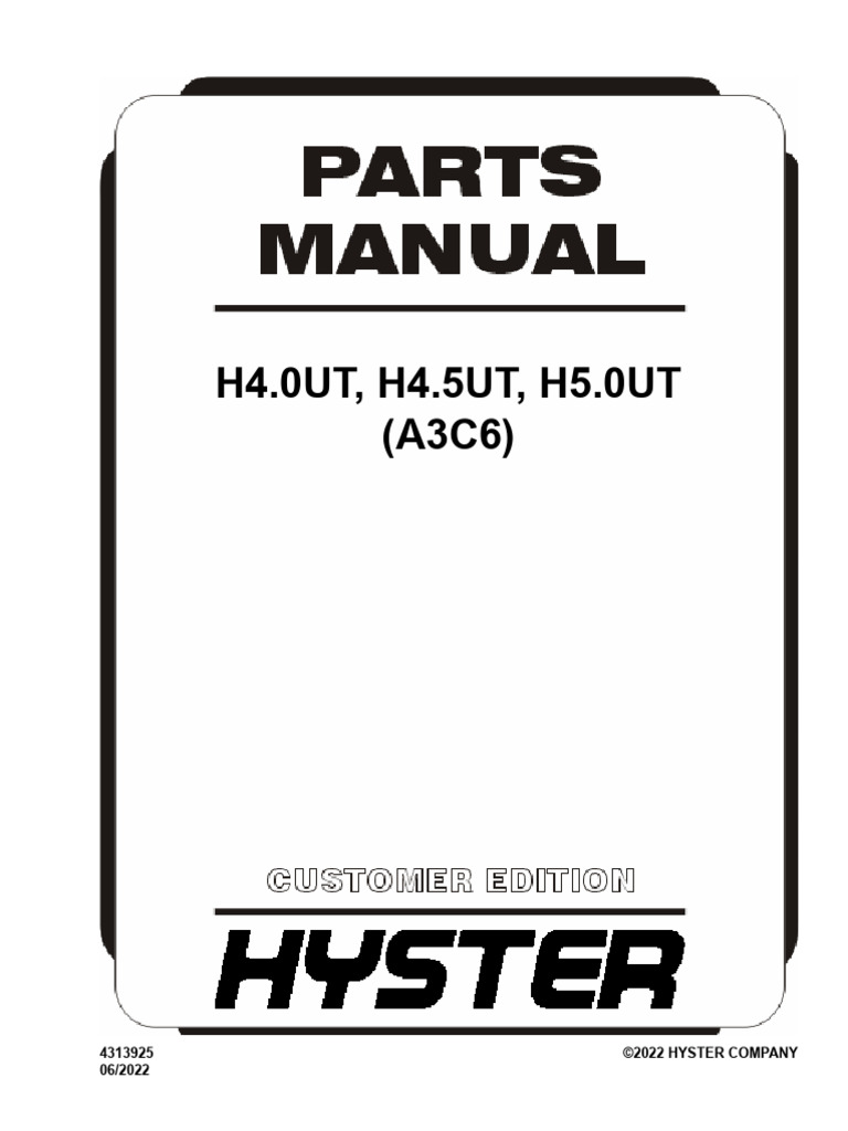 Manuel Pieces H4.0ut - H5.0ut DSL | PDF | Manual Transmission | Read ...