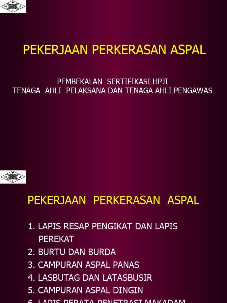 Perkerasan Aspal | PDF