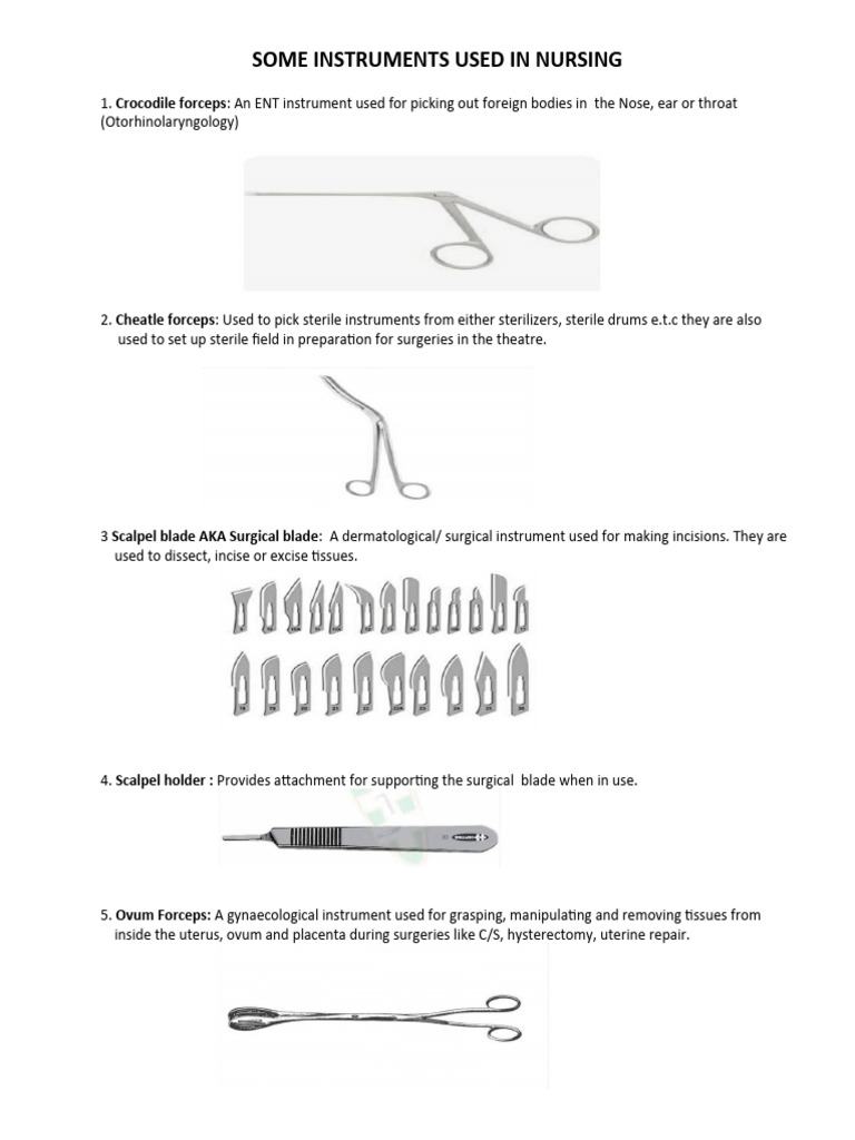 Instruments Use | PDF | Vagina | Surgery