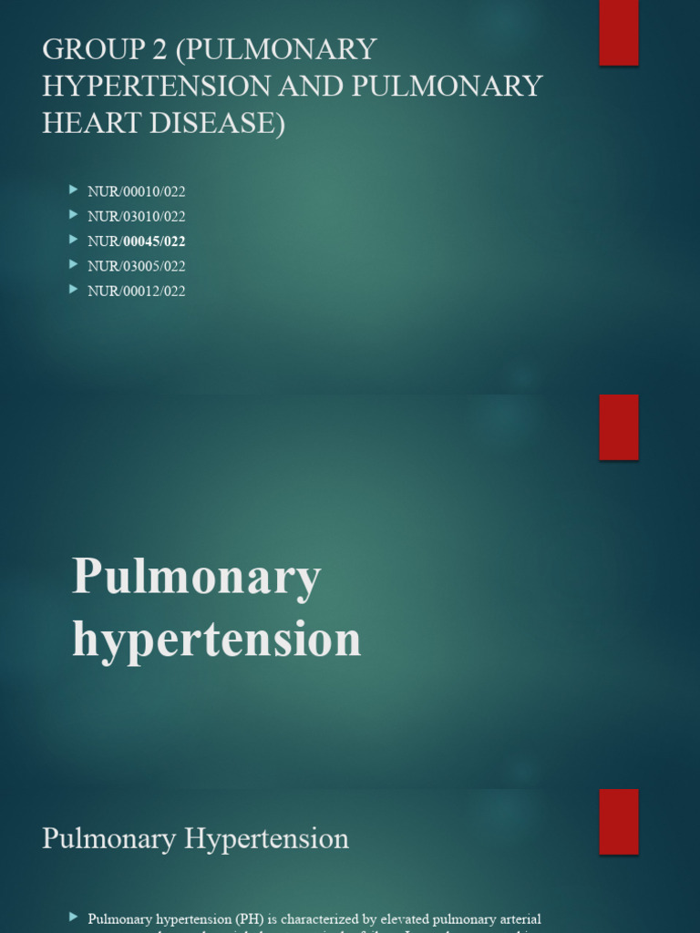 Bendopnea Test in Pulmonary Hypertension | PDF | Heart Failure | Heart