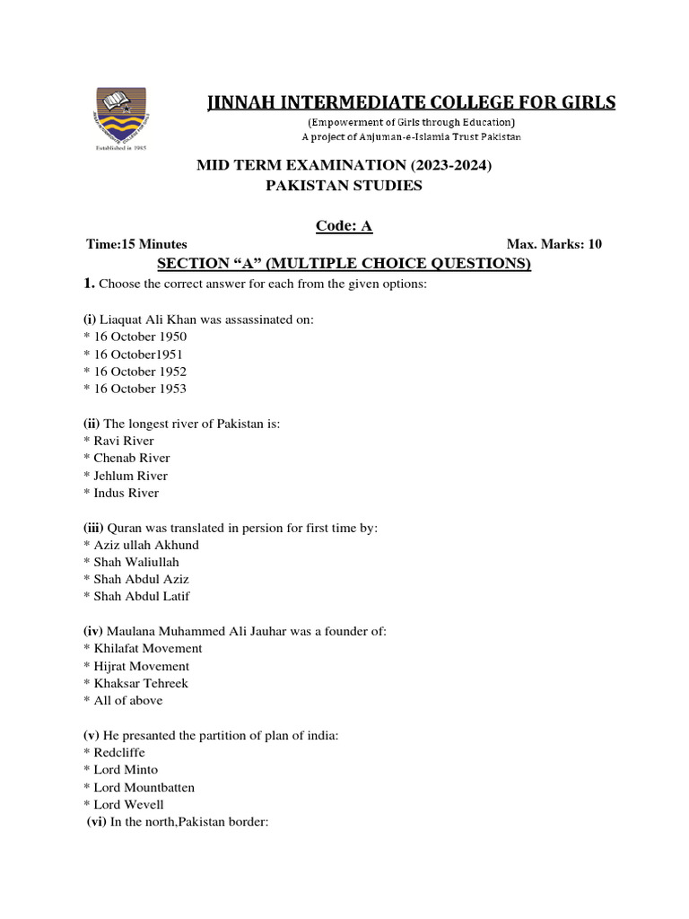 PST Obtj MCQ Midterm Codea | PDF