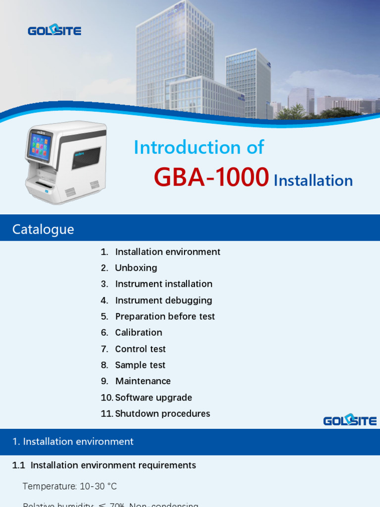 GBA-1000 Installation | PDF | Water | Personal Computers
