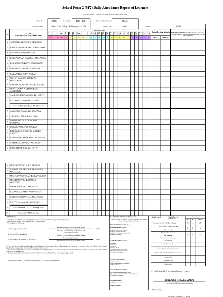 Sf2 - 2023 - Grade 1 - Kind | PDF