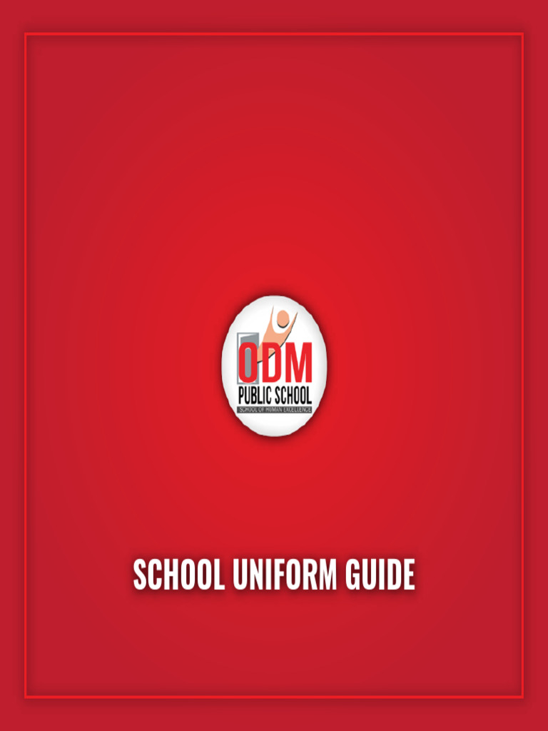 OPS Uniform Guide - 2024-25 | PDF | Softlines (Retail) | Human Appearance