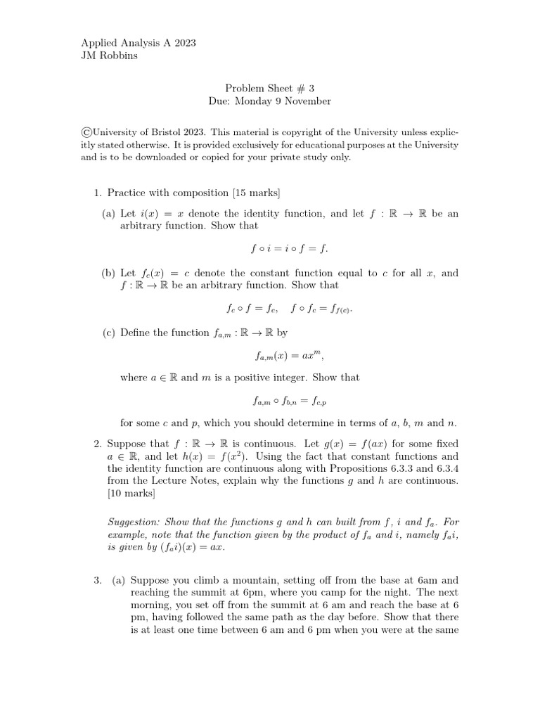 problem | PDF | Function (Mathematics) | Mathematical Relations