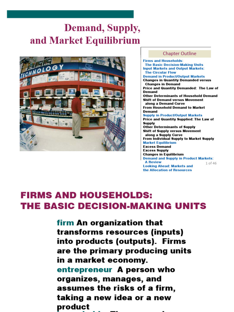 Demand, Supply, and Market Equilibrium | PDF | Supply And Demand | Supply (Economics)