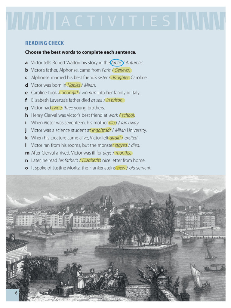 Frankenstein A1 | PDF