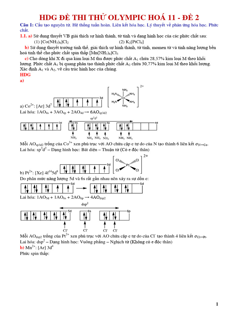 HDG de Thi Thu Olym H11 (2) 23.24 | PDF