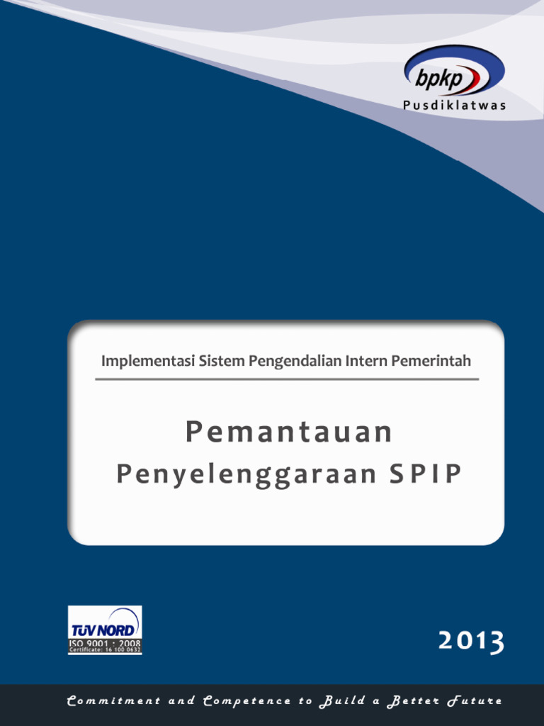 Pemantauan Penyelenggaraan SPIP | PDF | Bisnis