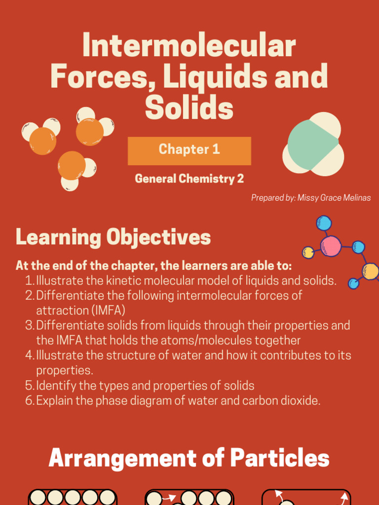 Chap 1 and 2 Compressed | PDF | Intermolecular Force | Chemical Polarity