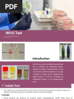 Indole Test for Bacterial Identification | PDF | Microbiology | Chemistry