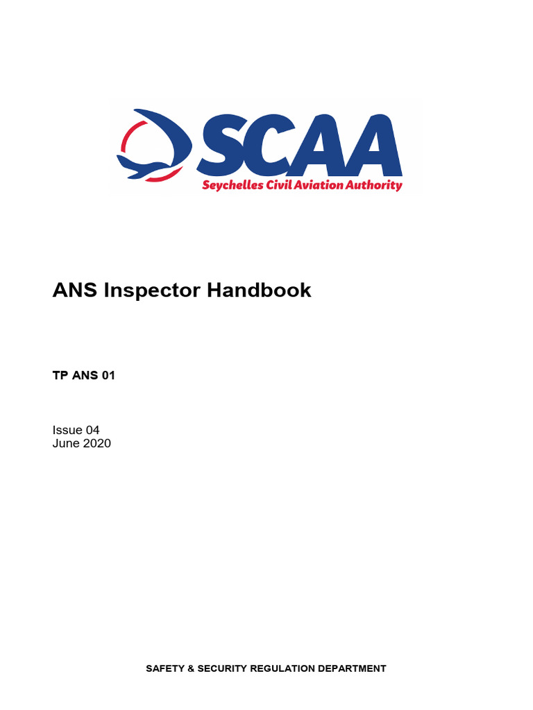ANS Inspector Handbook, Issue 04 June 2020 | PDF | Audit | Verification ...
