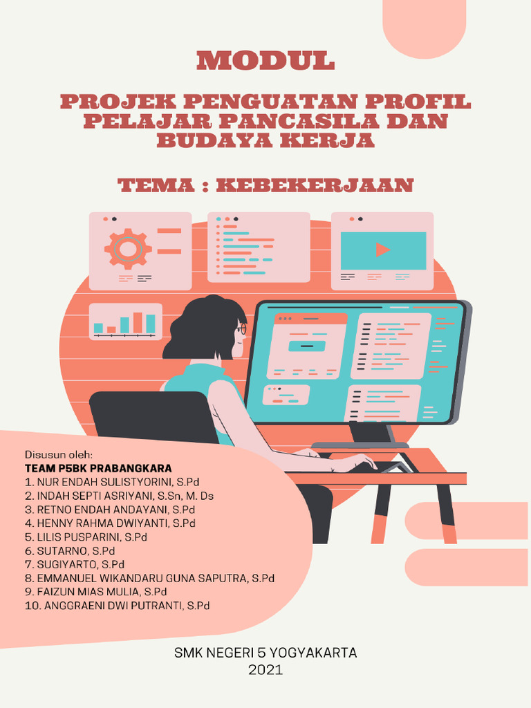 Modul Projek Kebekerjaan - p5bk Prabangkara - Edit | PDF | Karier & Perkembangan | Seni