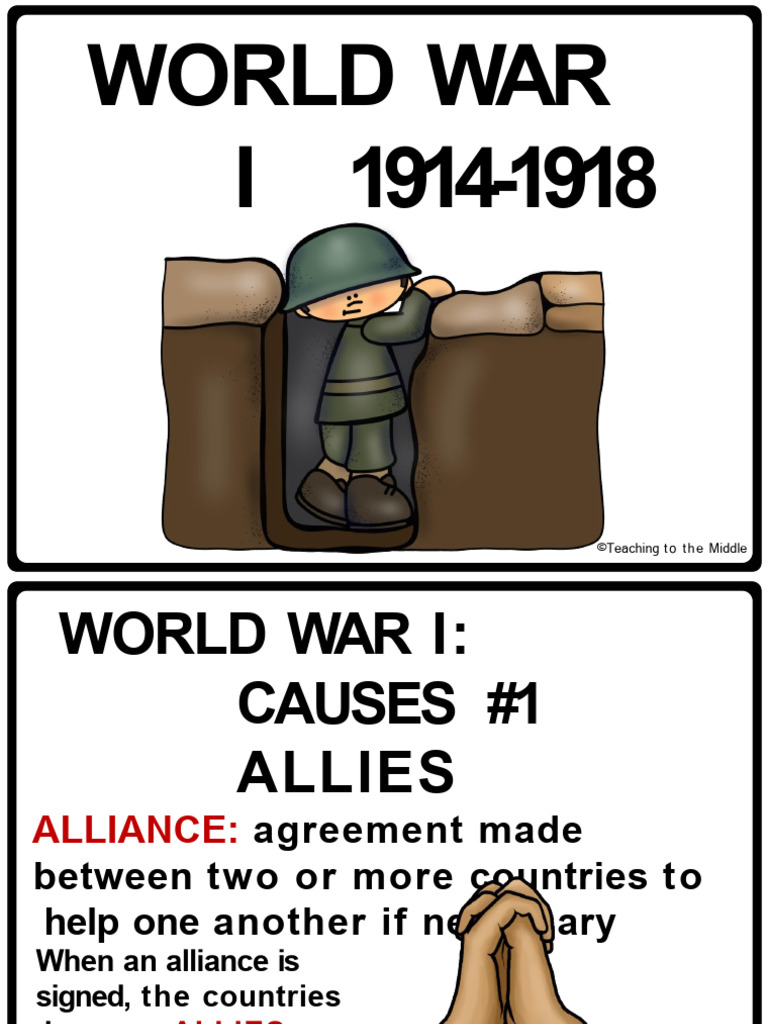 Causes of World War I: Alliances & More | PDF | Allies Of World War I ...