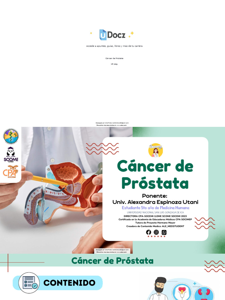 cancer-719195-downloadable-395214 | PDF | Cáncer | Cancer de prostata