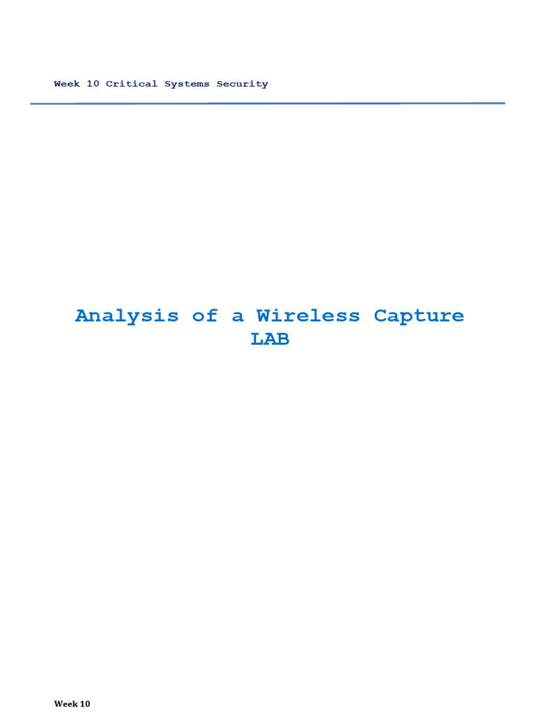 Wireless Lab | PDF | Computers