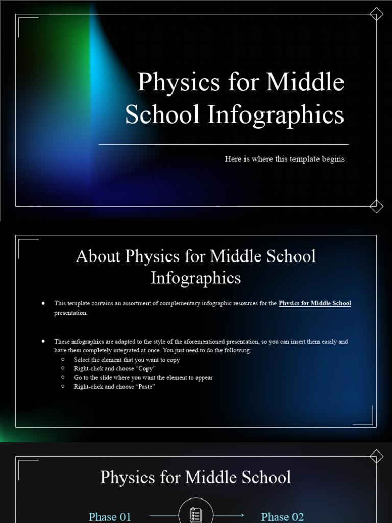 Physics For Middle School Infographics | PDF | Planets | Force