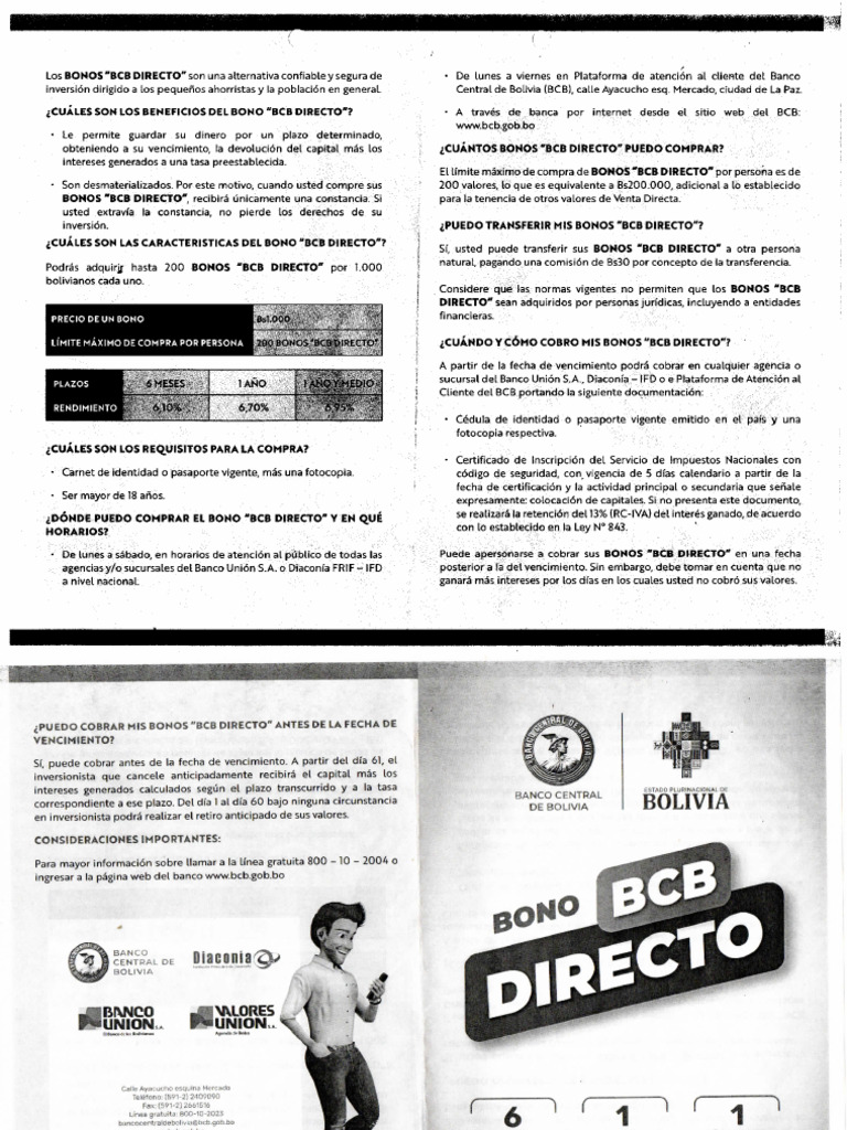 Bono Directo | PDF