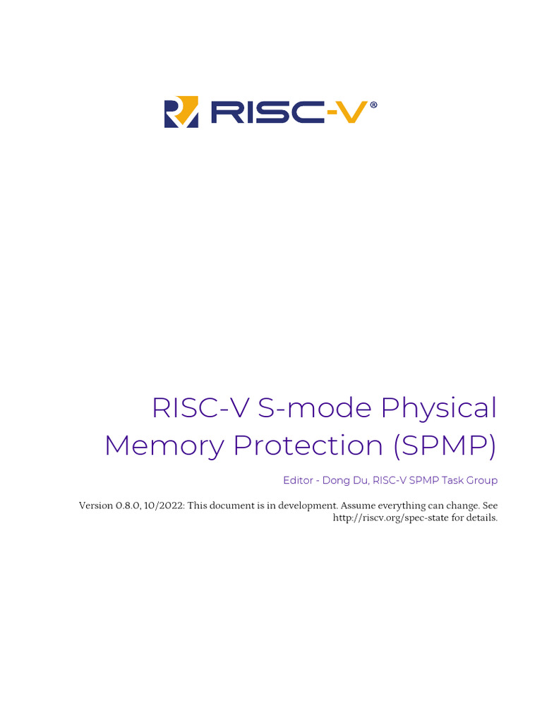 RV SPMP Spec | PDF