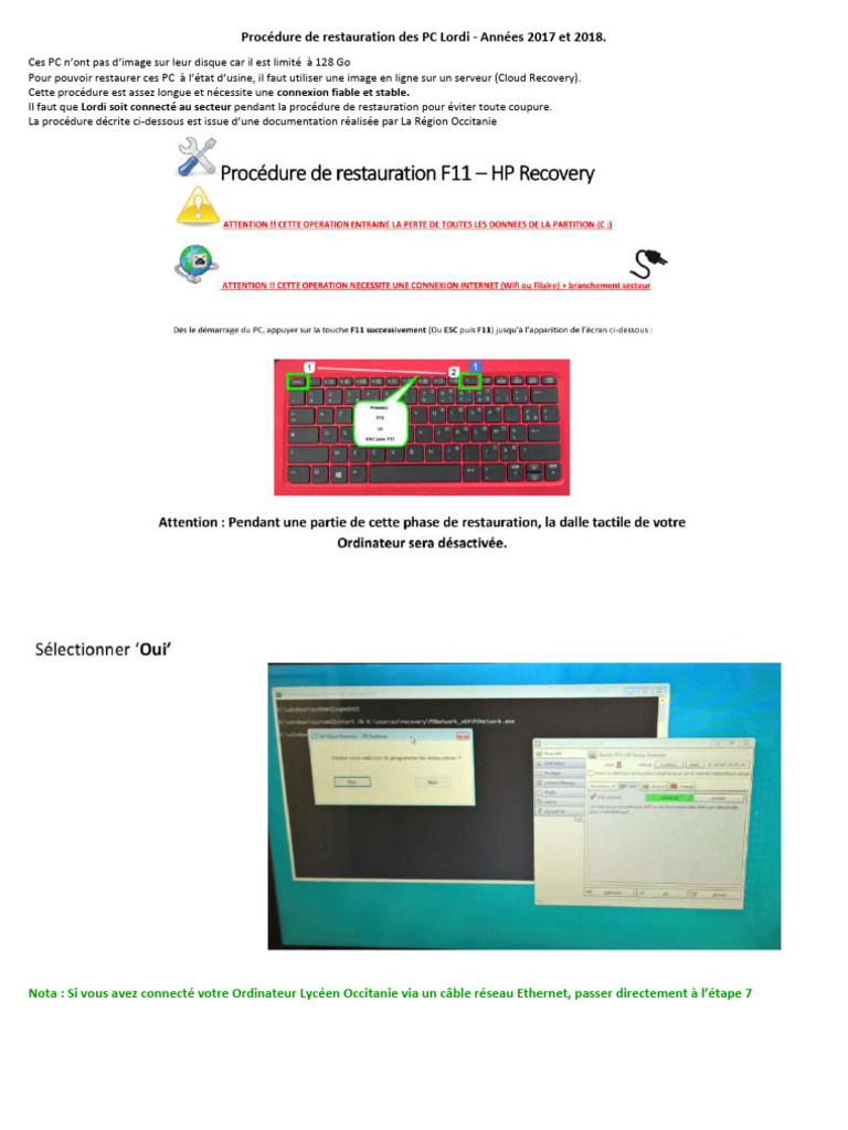 Restauration PC Lordi en Occitanie | PDF