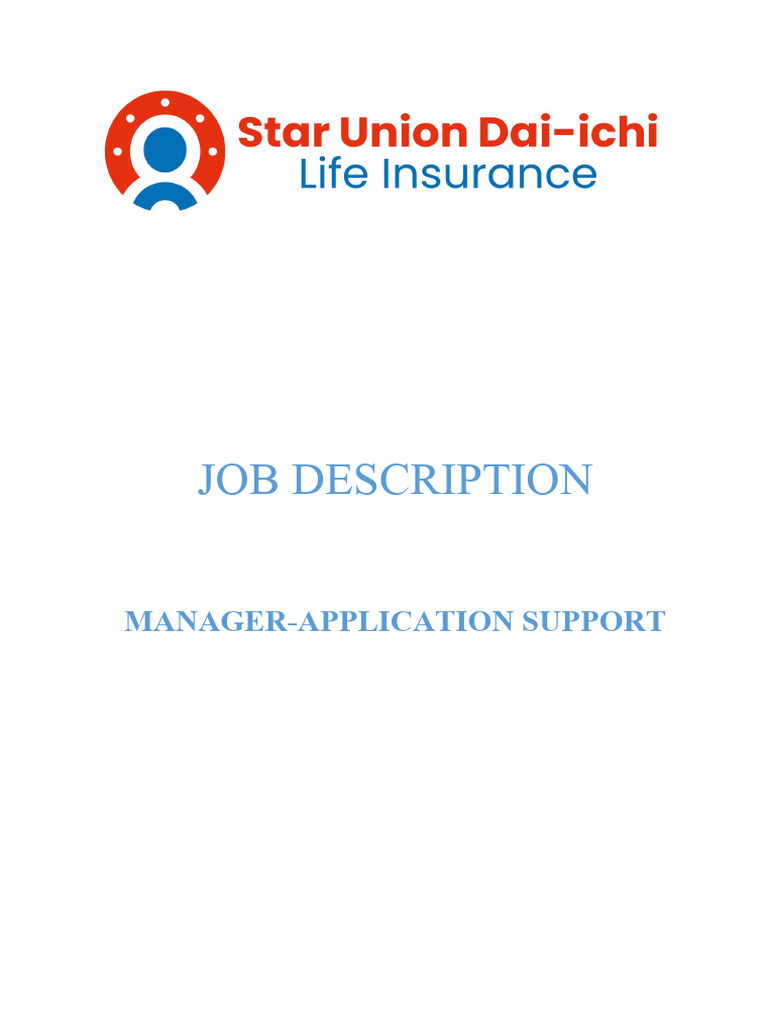 JD-Manager Application Support | PDF | Banks | Insurance