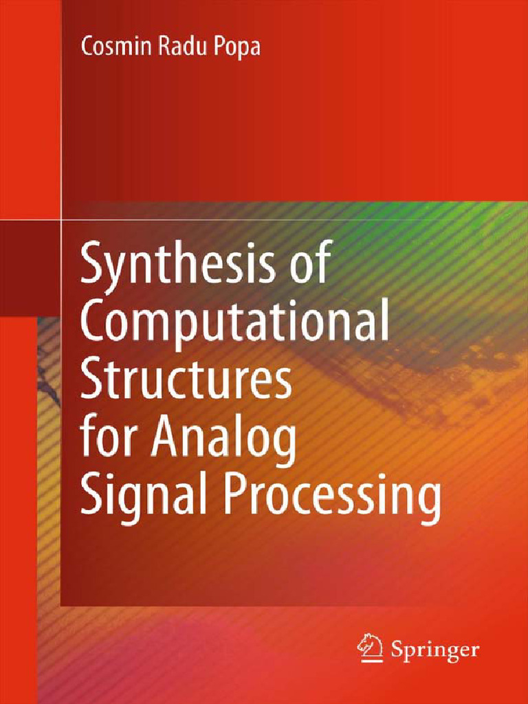 Synthesis Of Computational Structures For Analog Signal Processing Pdf Electronic Circuits 