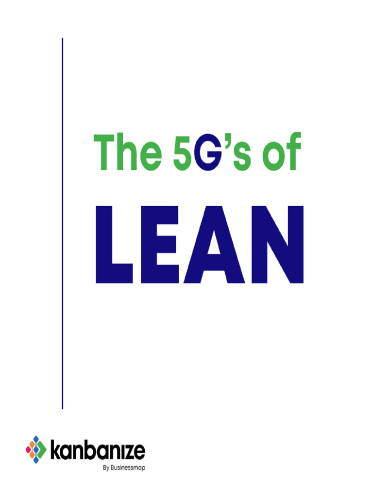 The 5G's of Lean | PDF