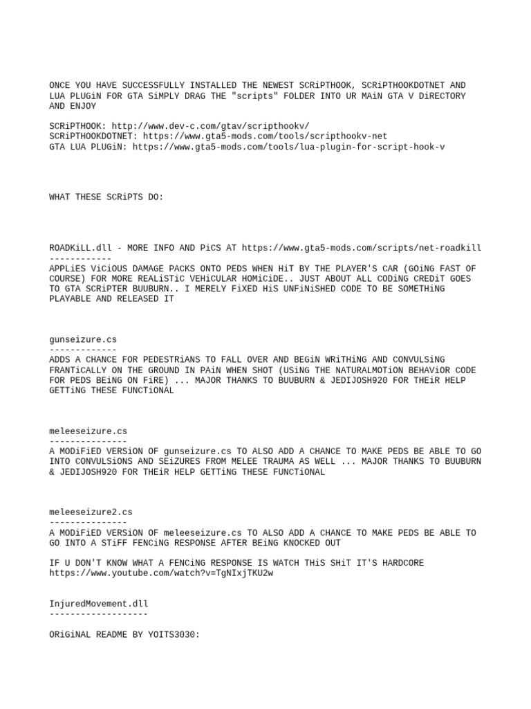 4 - SCRiPTS | PDF | Video Game Gameplay