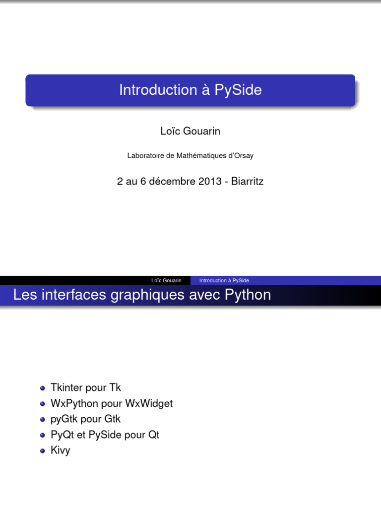 Pyside | PDF | Logiciel | Logiciel gratuit