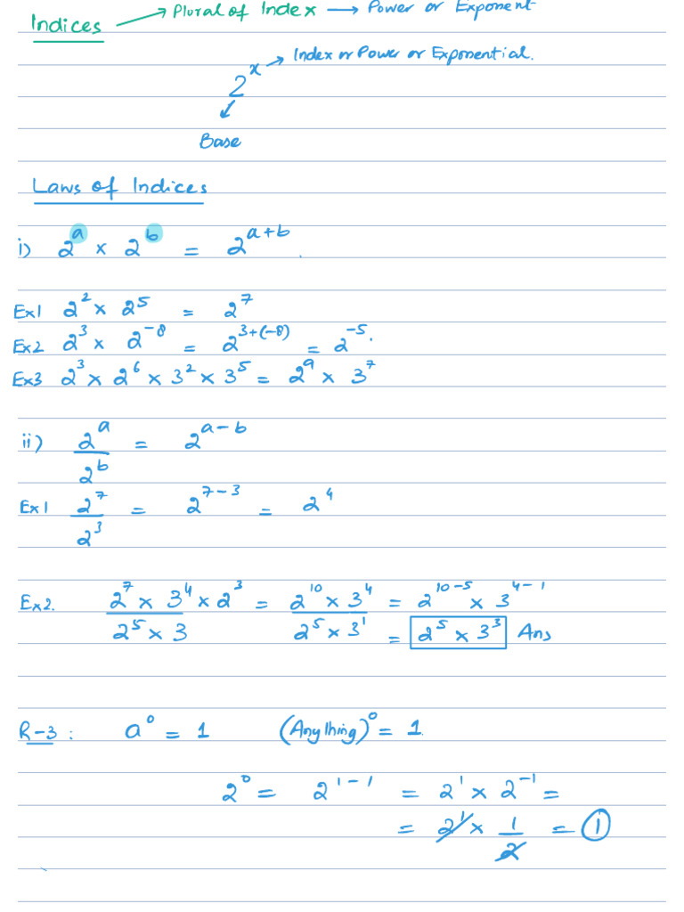 Indices Surds And Logarithms Pdf Special Functions Arithmetic