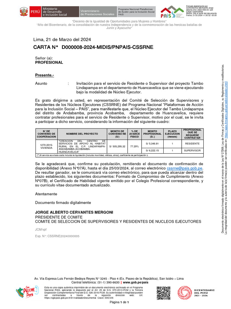Carta 000008 2024 Cssrne | PDF