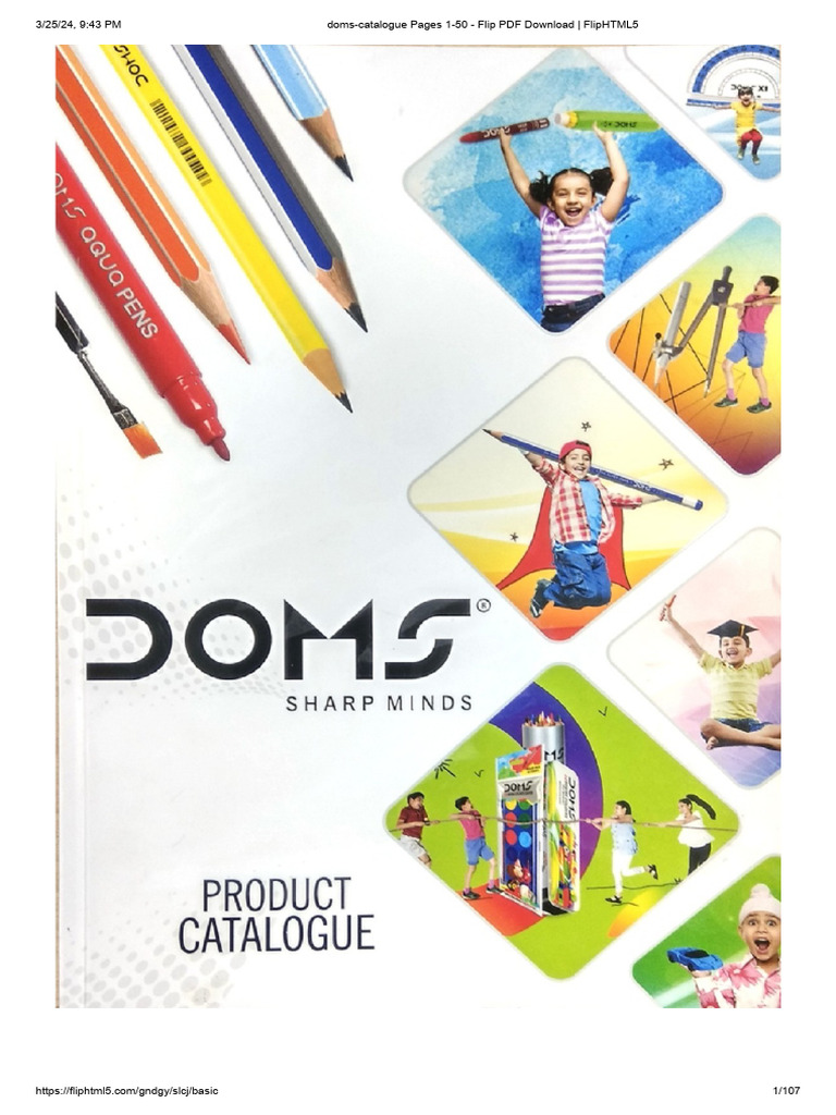 Doms-Catalogue Pages 1-50 - Flip PDF Download - FlipHTML5 | PDF | Computer File Formats