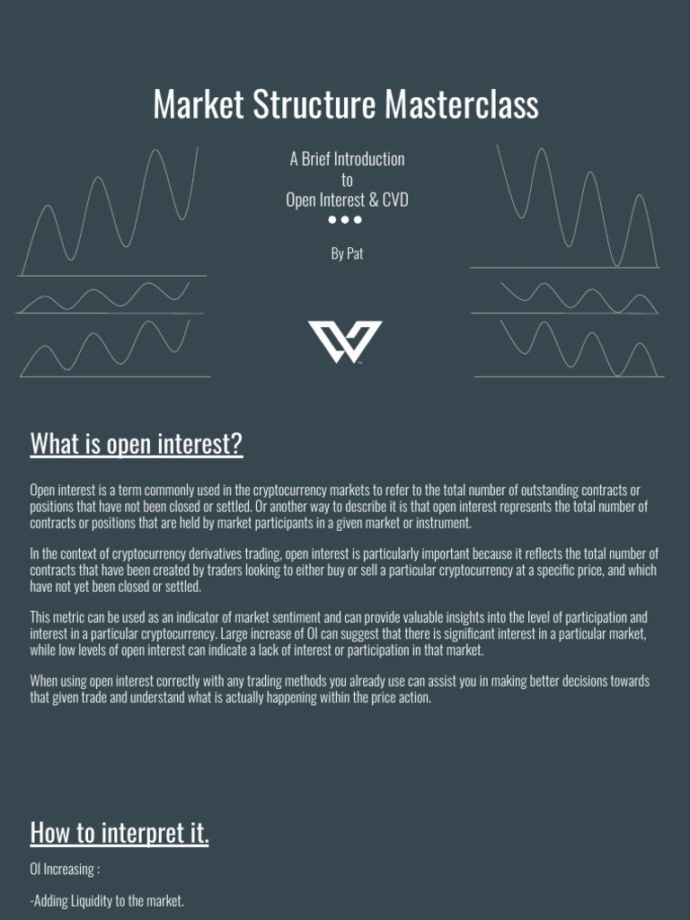 OI and CVD Explained | PDF | Market Liquidity | Market Trend