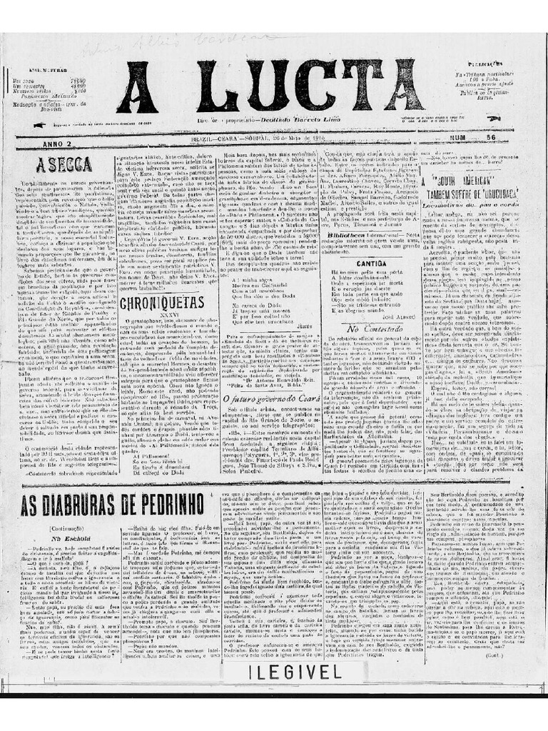 1915 -jornal A Lucta A GRANDE SECA | PDF