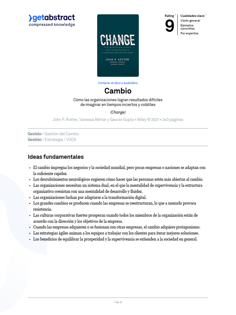Libro_Change | PDF | Creatividad | Business