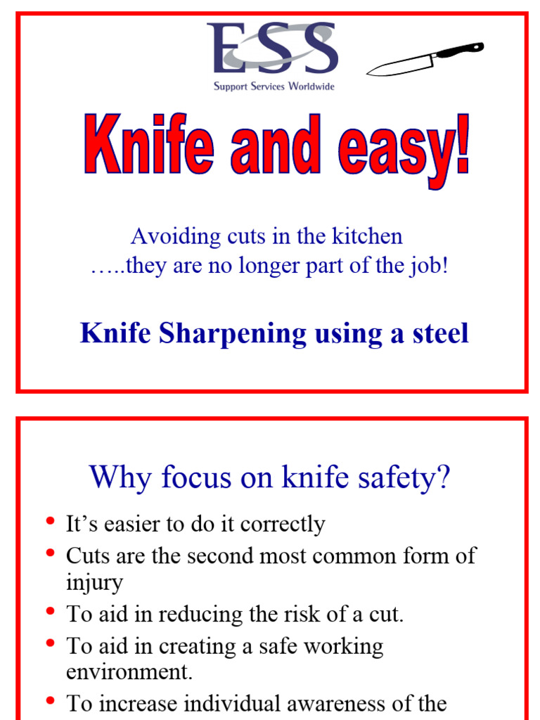 Kitchen Knife Safety Guide | PDF