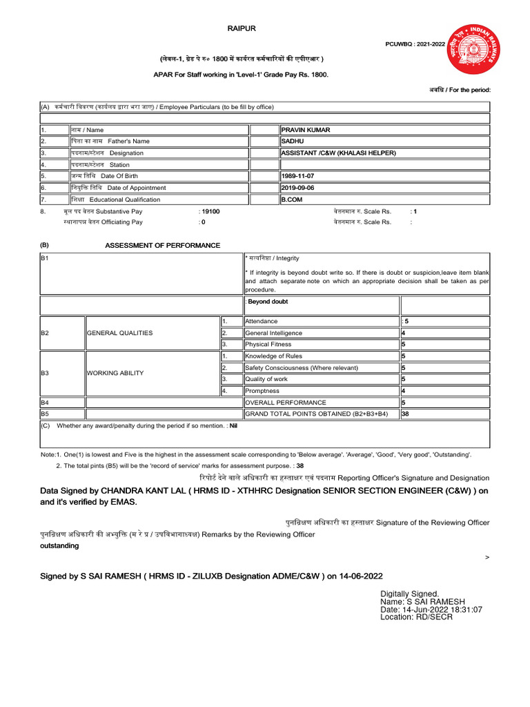 Apar 2021-2022 | PDF