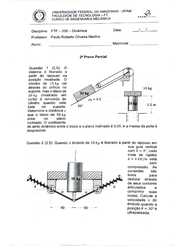 Prova 2 - 2021 | PDF