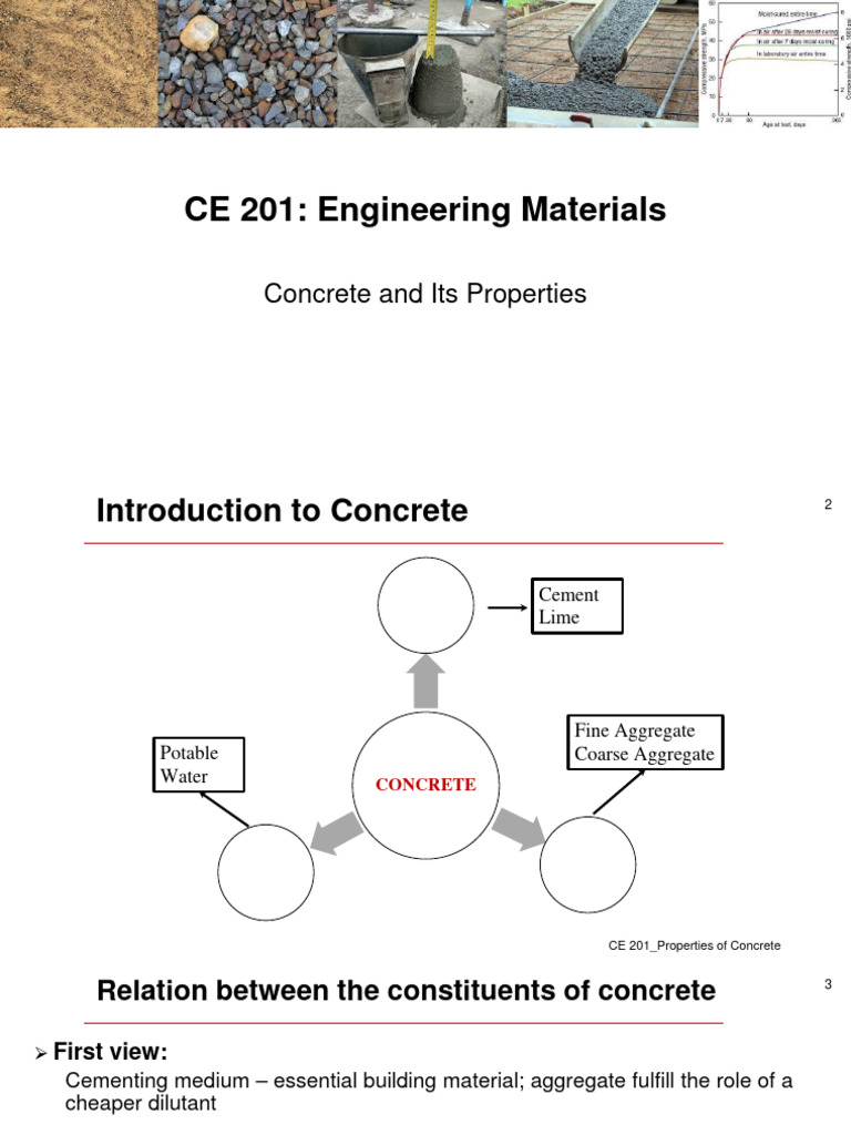 Concrete Properties and Workability | PDF | Concrete | Cement