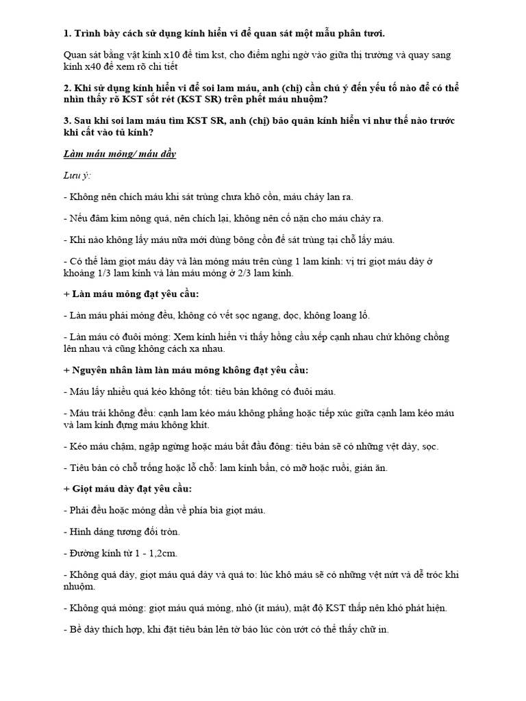 LT thực tập KST | PDF