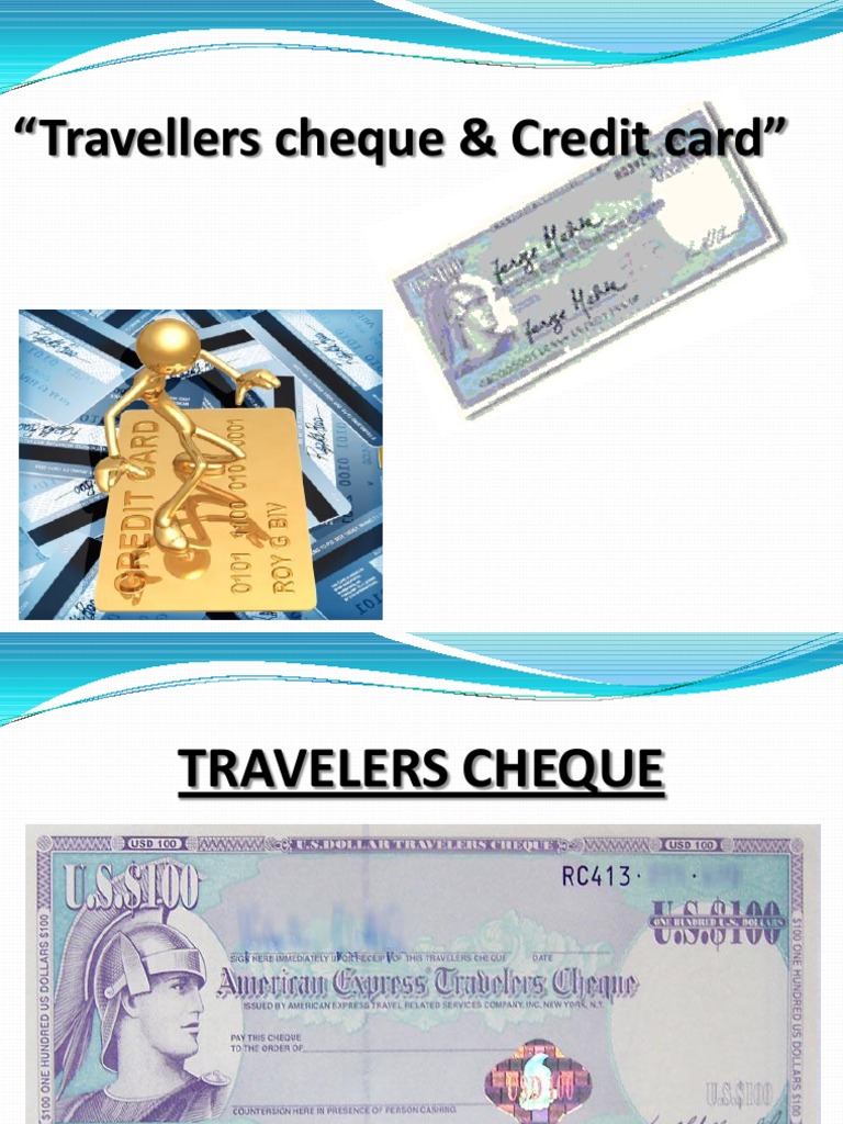 Travellers Cheque & Credit Card | PDF