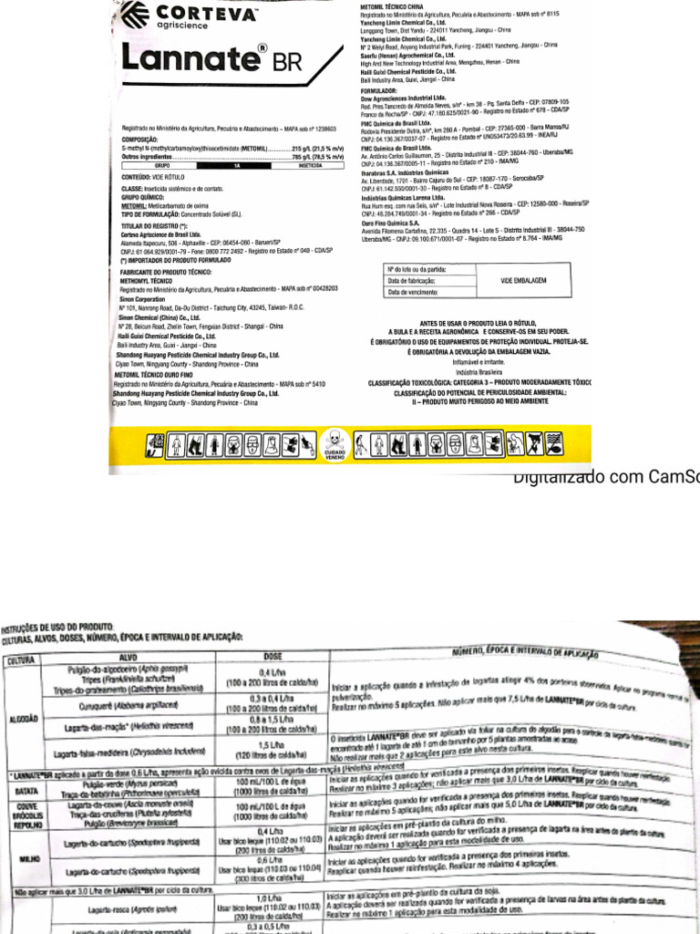 Lannate | PDF