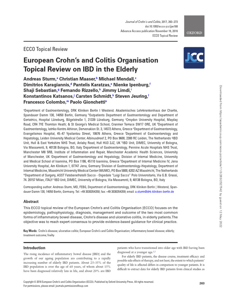Ibd Elderly | PDF