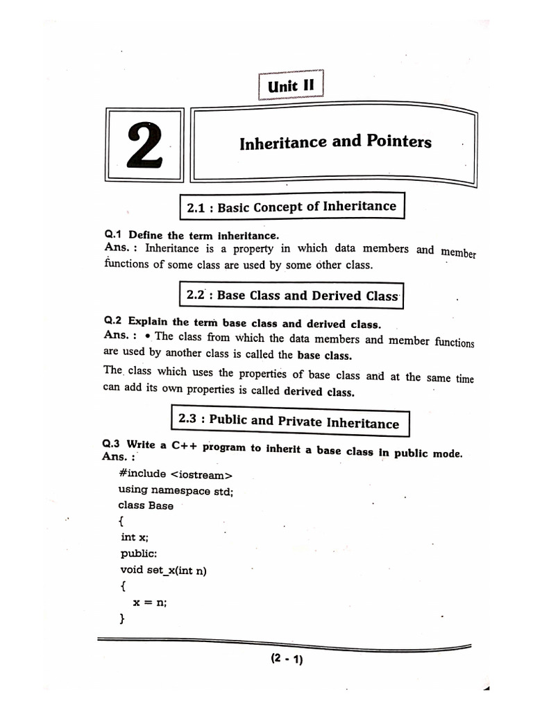 Decode (OOP) Unit2 P | PDF